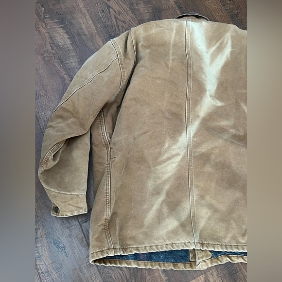Carhartt | Jackets & Coats | Vintage Carhartt Blanket Lined Chore Coat Co2 Brn Usa | Poshmark